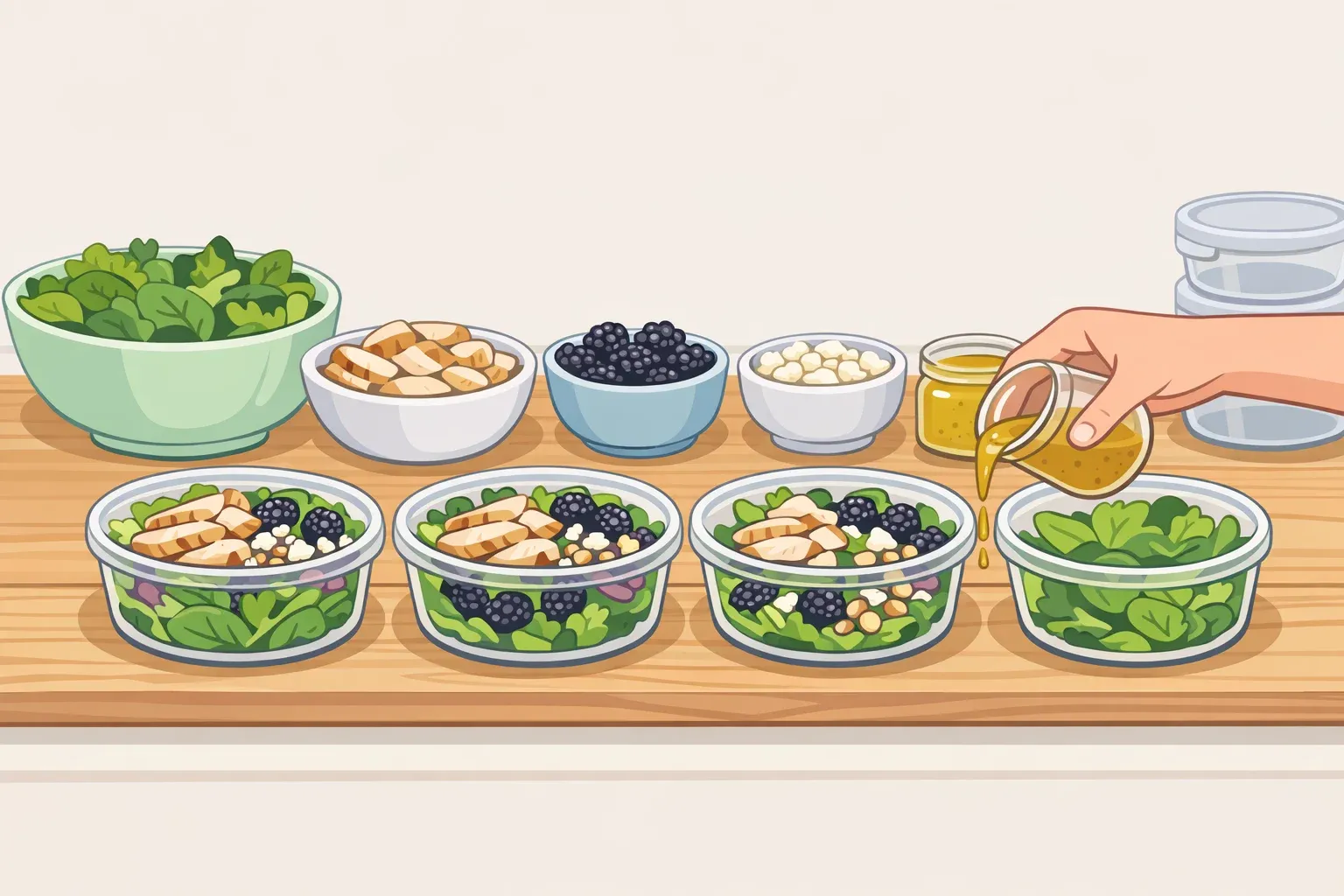 Blackberry Chicken Salad Recipe With Make-Ahead Meal Prep Tips
