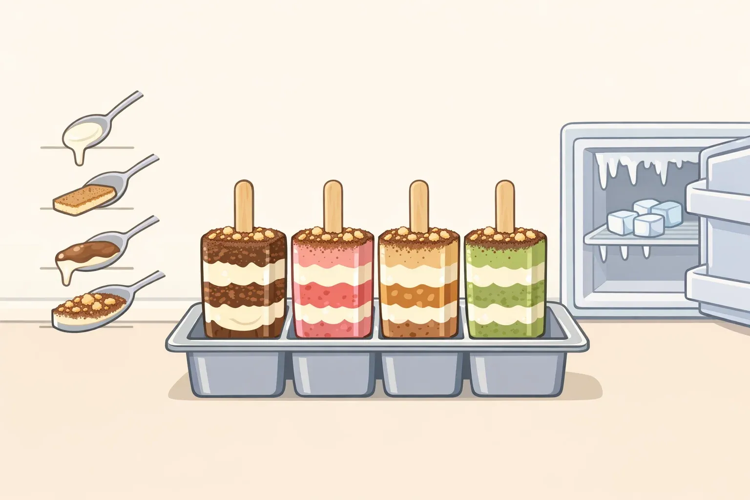 3-Ingredient Tiramisu Pops Recipe: All 4 Flavors Explained